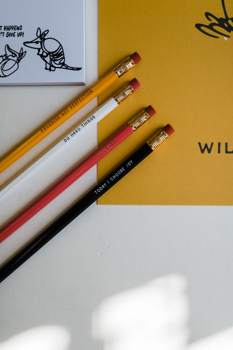 do hard things | white pencil – Ramble and Company